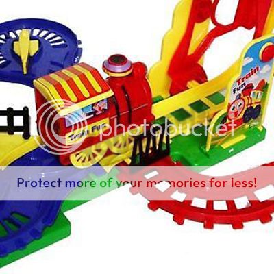Train Fun Tracks set Flip Automatic Toy Game Gift for kids