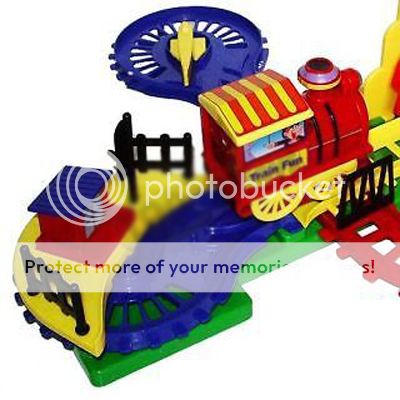 Train Fun Tracks set Flip Automatic Toy Game Gift for kids